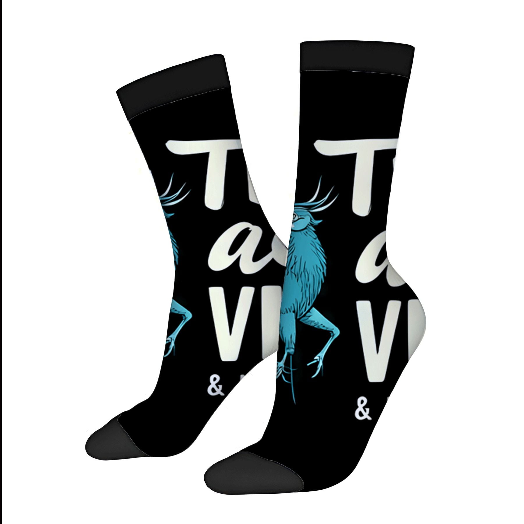 Four Seasons Universal Socks 2 Pairs of Unisex Trendy Socks with Unique ...