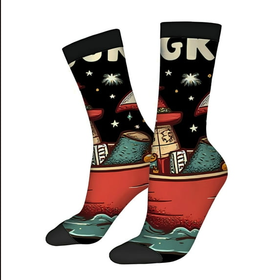 Four Seasons Universal Socks 2 Pairs of Unisex Trendy Socks with ...