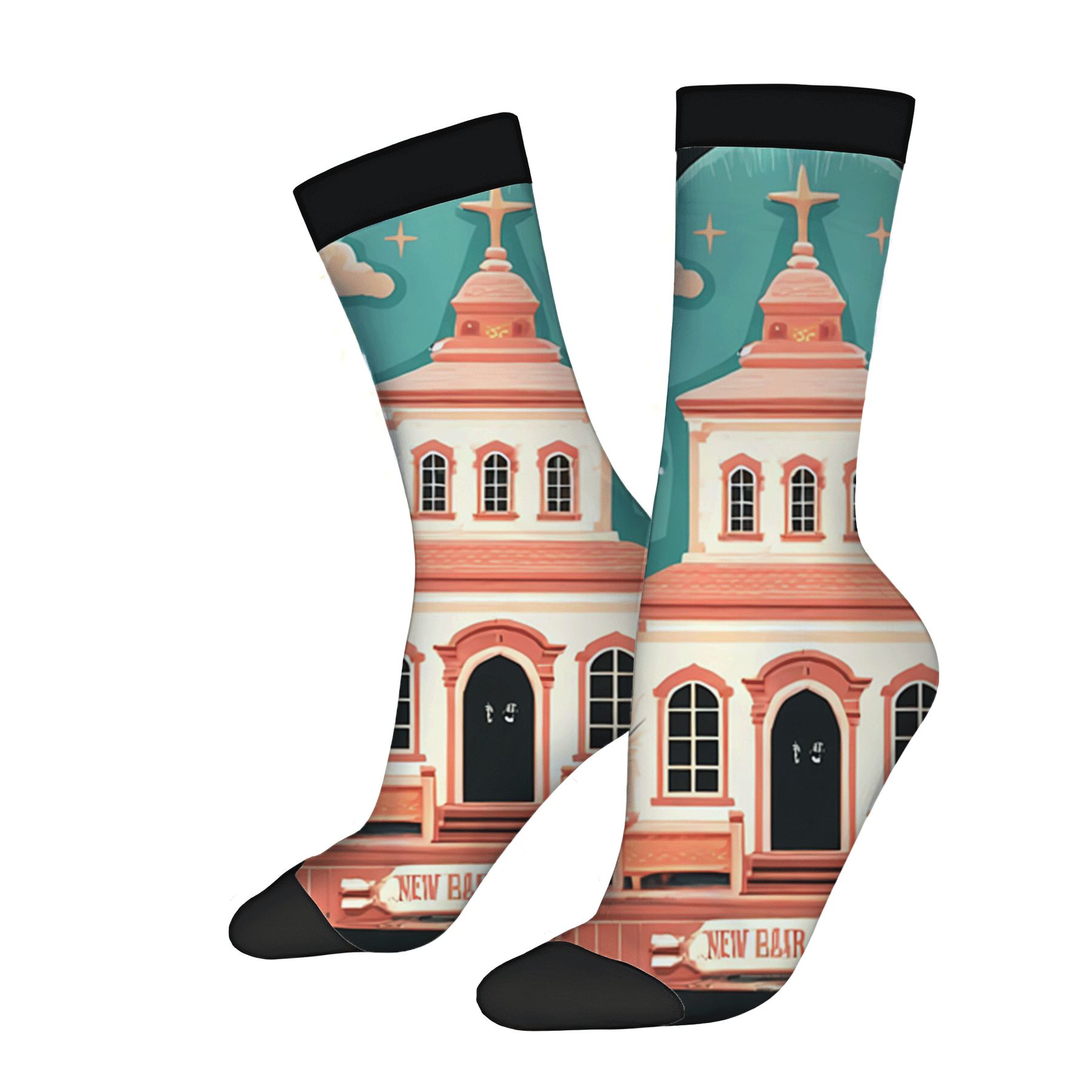 Four Seasons Universal Socks - 2 Pairs of Unisex Trendy Socks with ...