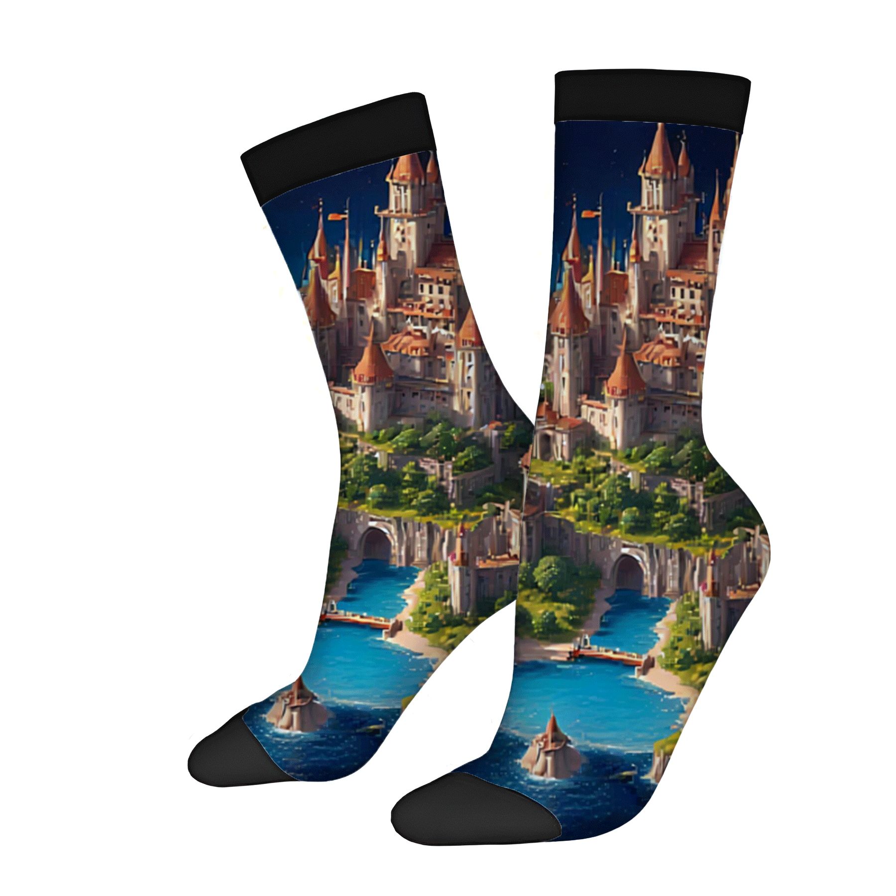Four Seasons Universal Socks - 2 Pairs of Unisex Trendy Socks with ...