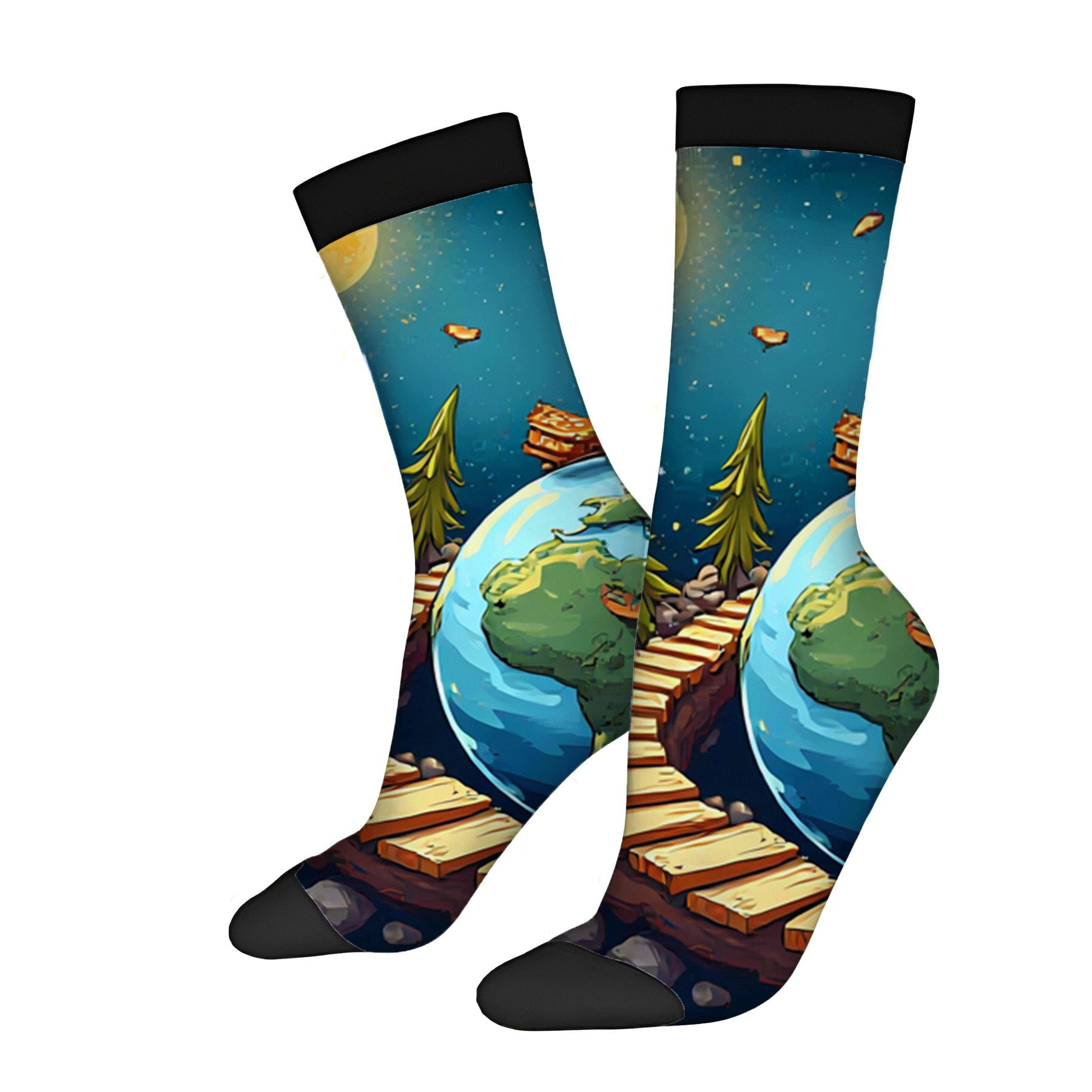 Four Seasons Universal Socks - 2 Pairs of Unisex Trendy Socks with ...