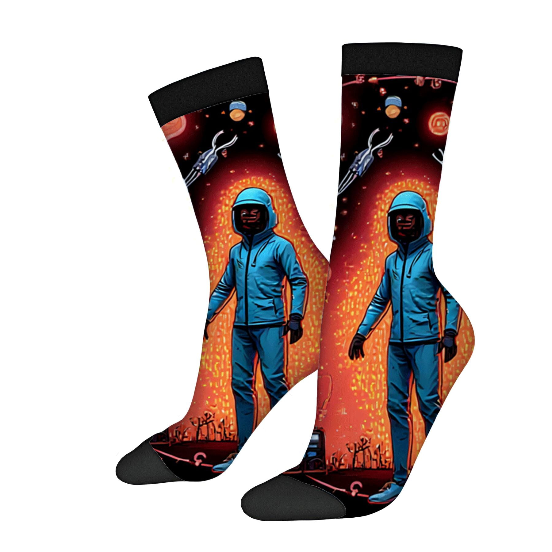 Four Seasons Universal Socks - 2 Pairs of Unisex Trendy Socks with ...