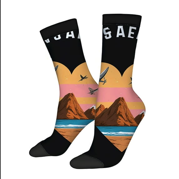 Four Seasons Universal Socks 2 Pairs of Unisex Trendy Socks with ...
