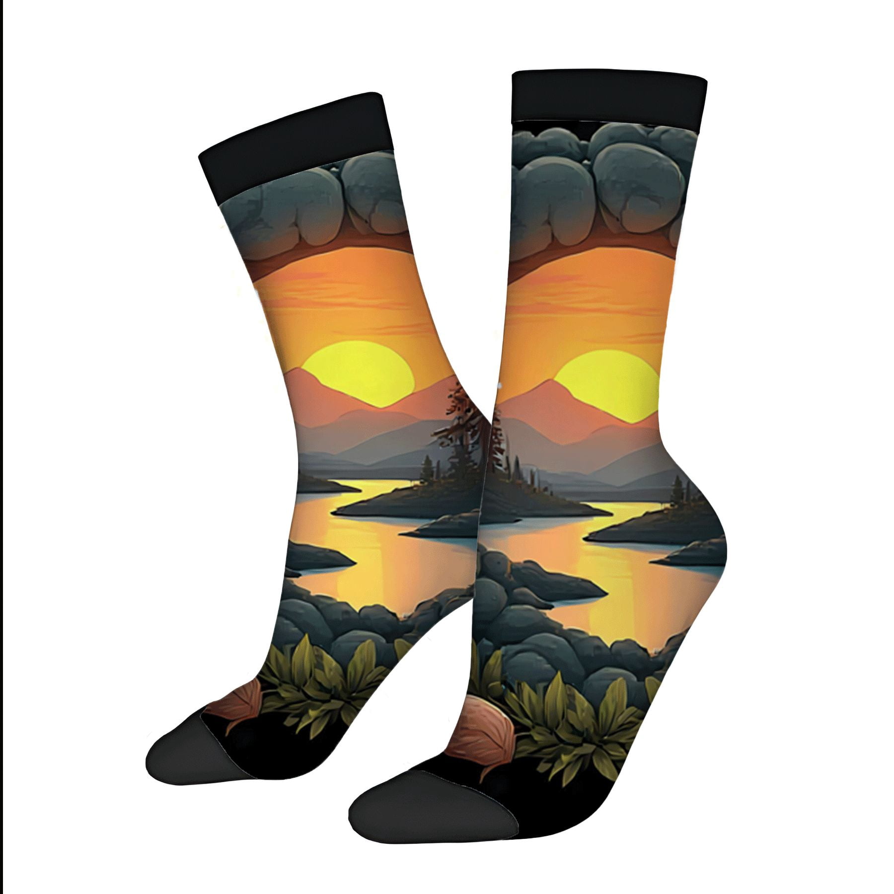 Four Seasons Universal Socks - 2 Pairs of Unisex Trendy Socks with ...