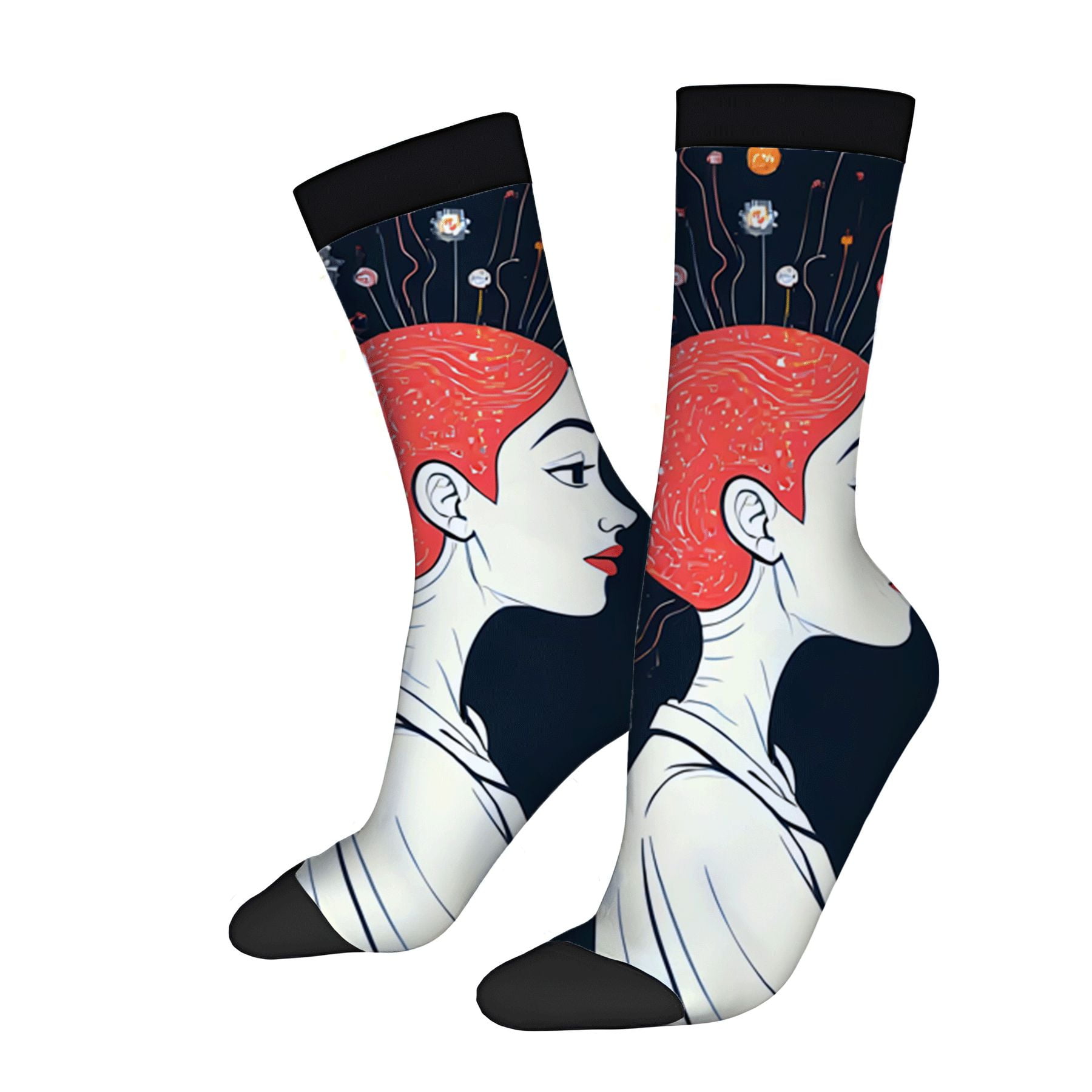 Four Seasons Universal Socks - 2 Pairs of Unisex Trendy Socks with ...
