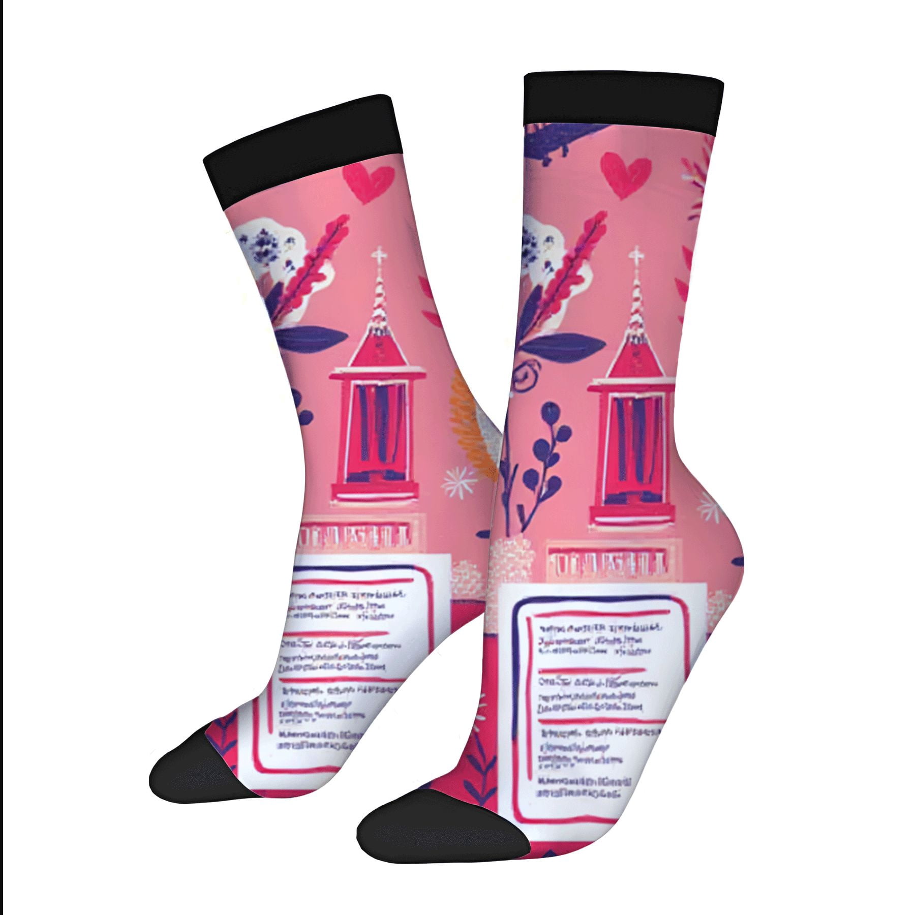 Four Seasons Universal Socks - 2 Pairs of Unisex Trendy Socks with ...