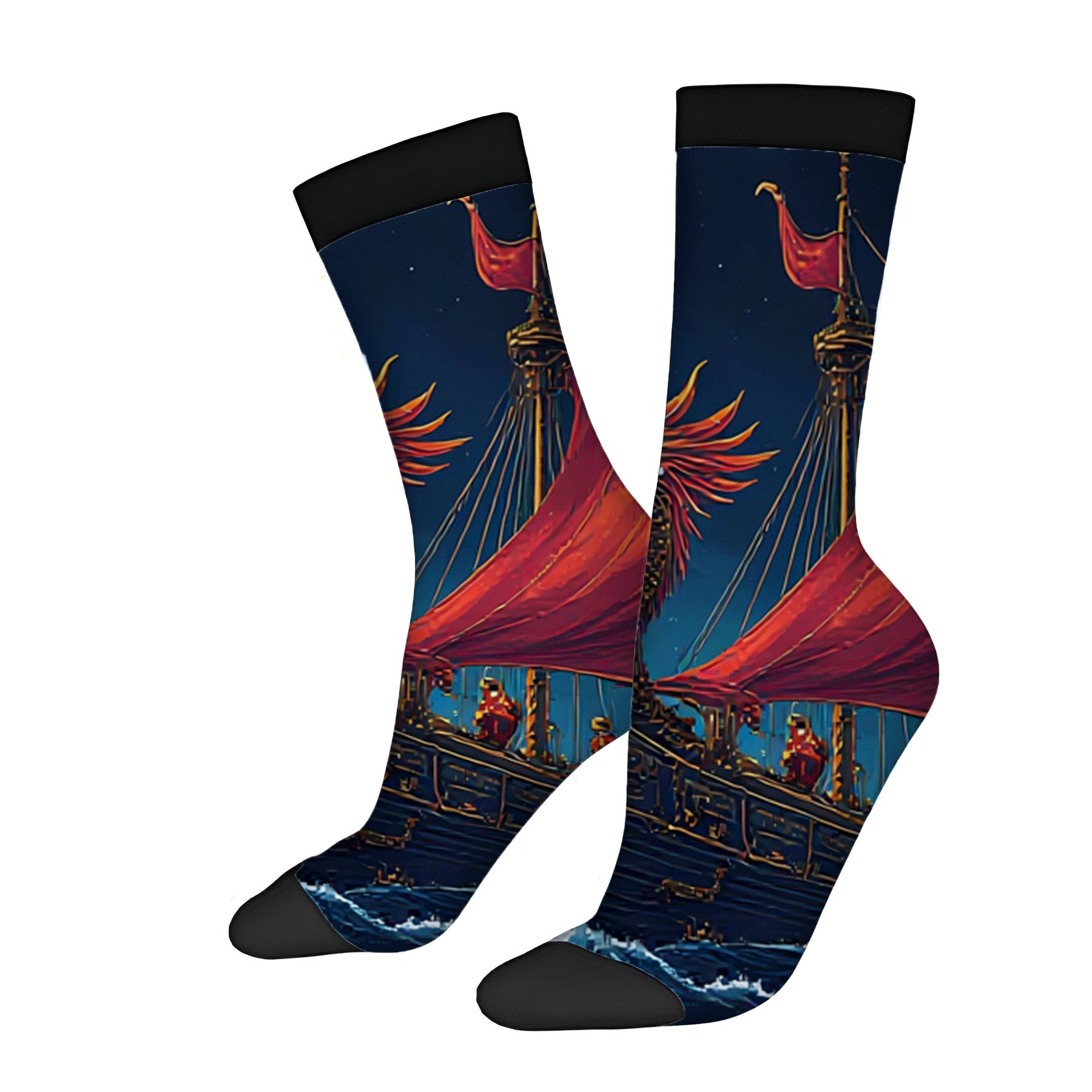 Four Seasons Universal Socks - 2 Pairs of Unisex Trendy Socks with ...