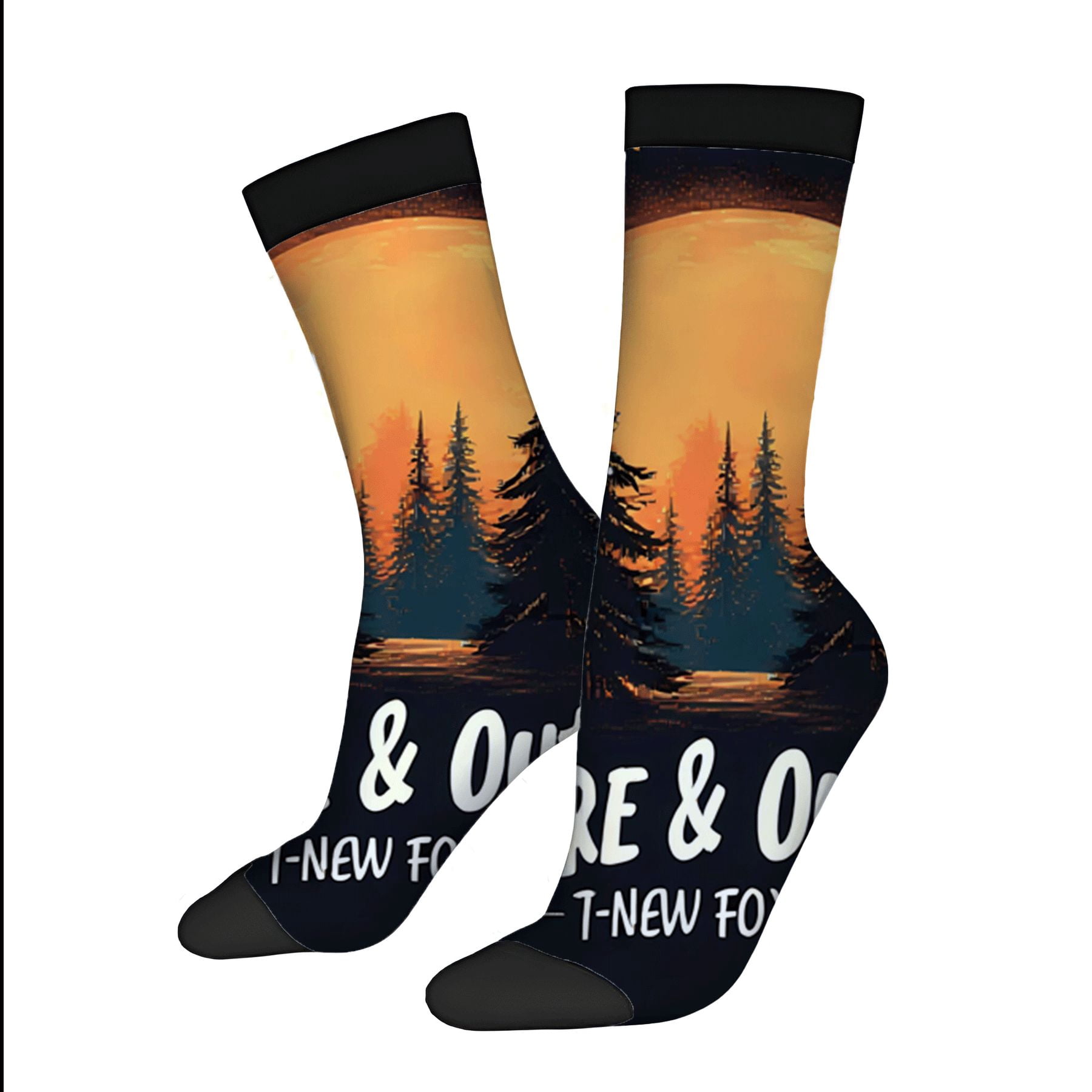 Four Seasons Universal Socks - 2 Pairs of Unisex Trendy Socks with ...