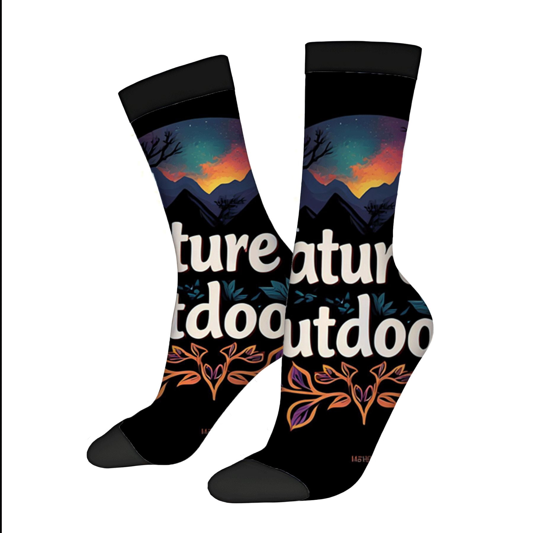 Four Seasons Universal Socks - 2 Pairs of Unisex Trendy Socks with ...