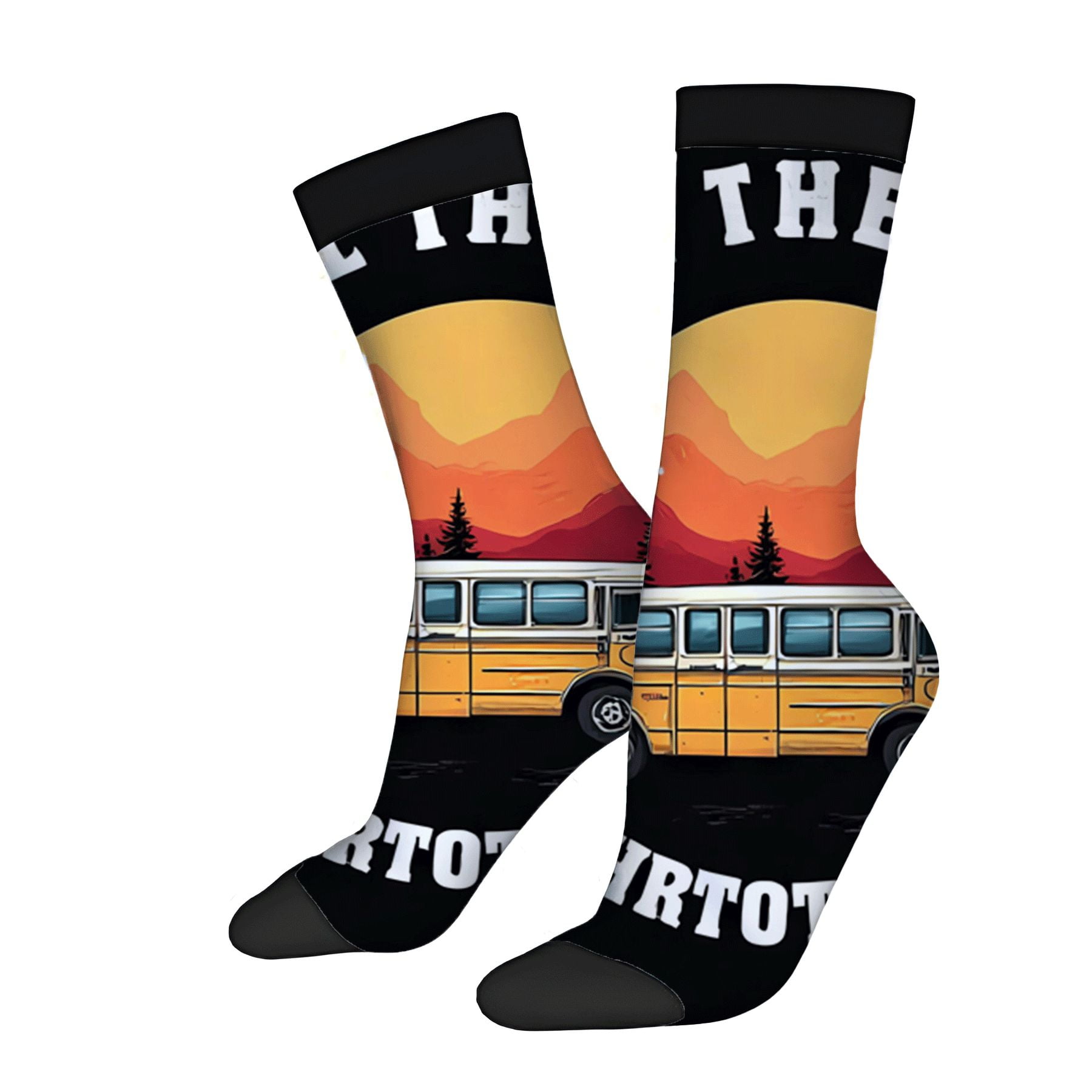 Four Seasons Universal Socks - 2 Pairs of Unisex Trendy Socks with ...