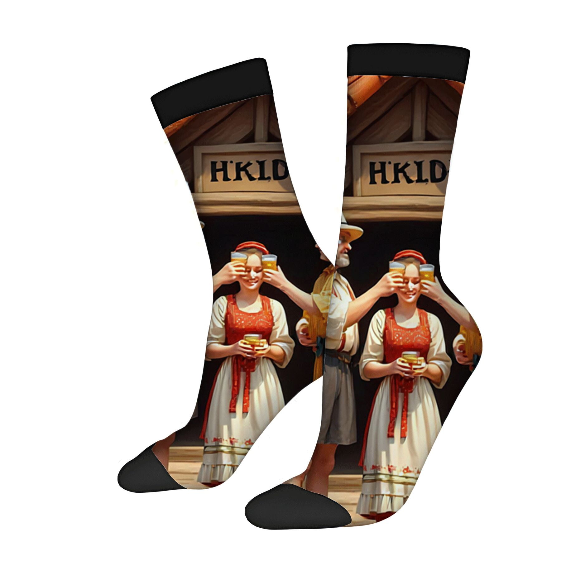 Four Seasons Universal Socks - 2 Pairs of Unisex Trendy Socks with ...