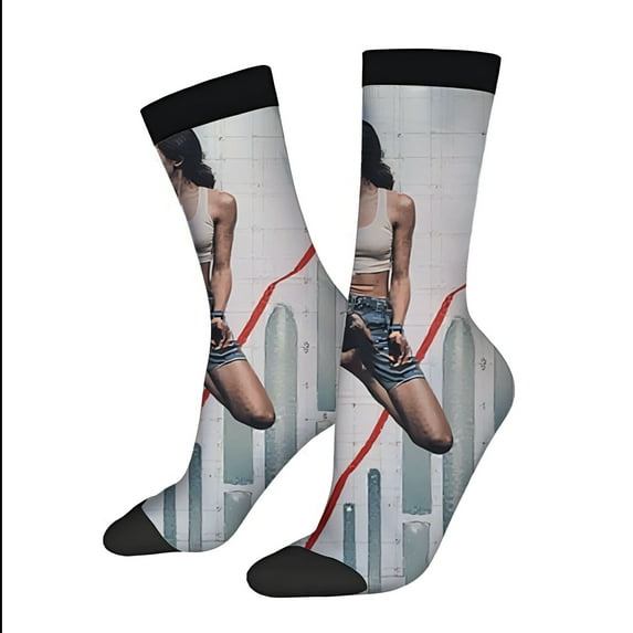 Four Seasons Universal Socks 2 Pairs of Unisex Trendy Socks with ...