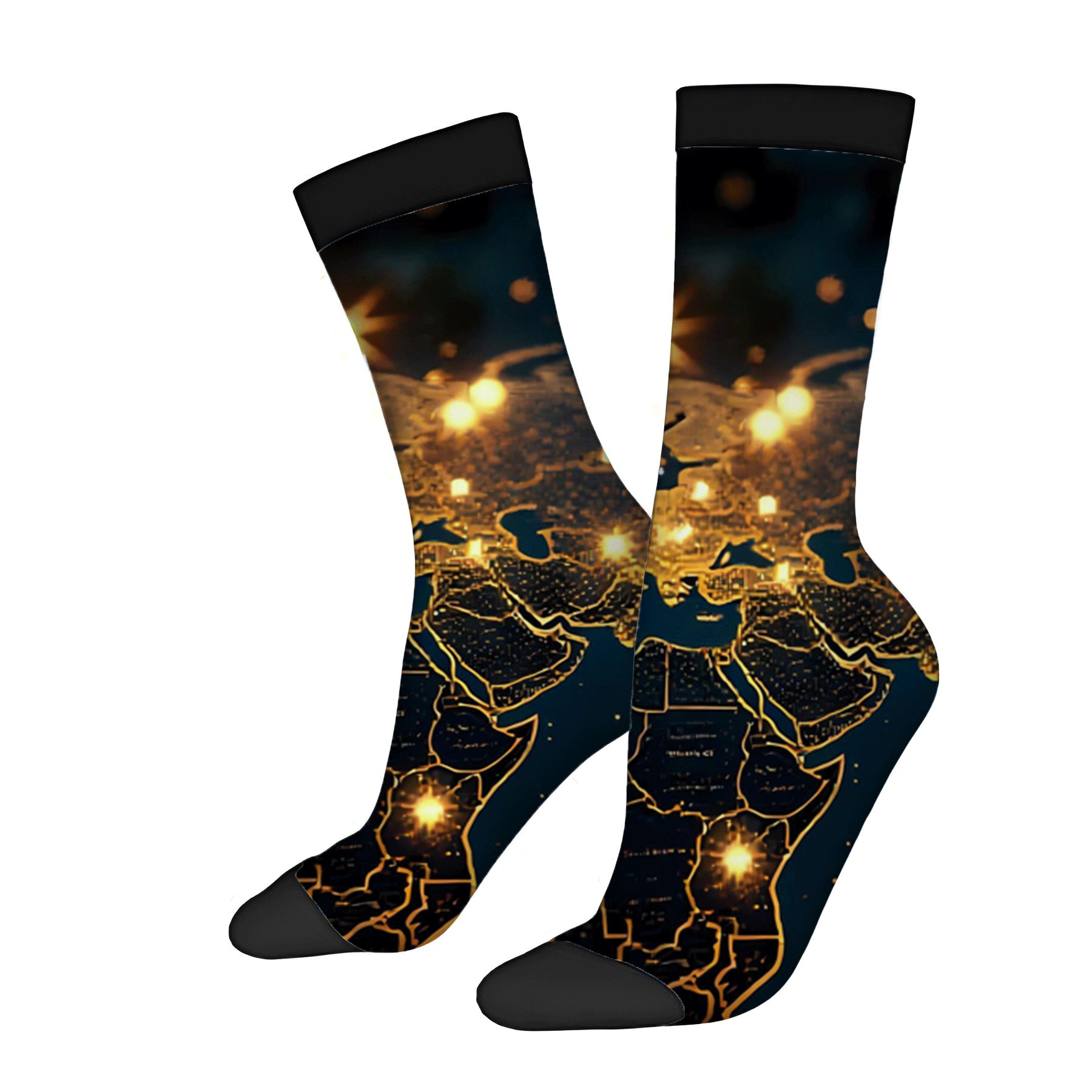 Four Seasons Universal Socks - 2 Pairs of Unisex Trendy Socks with a ...