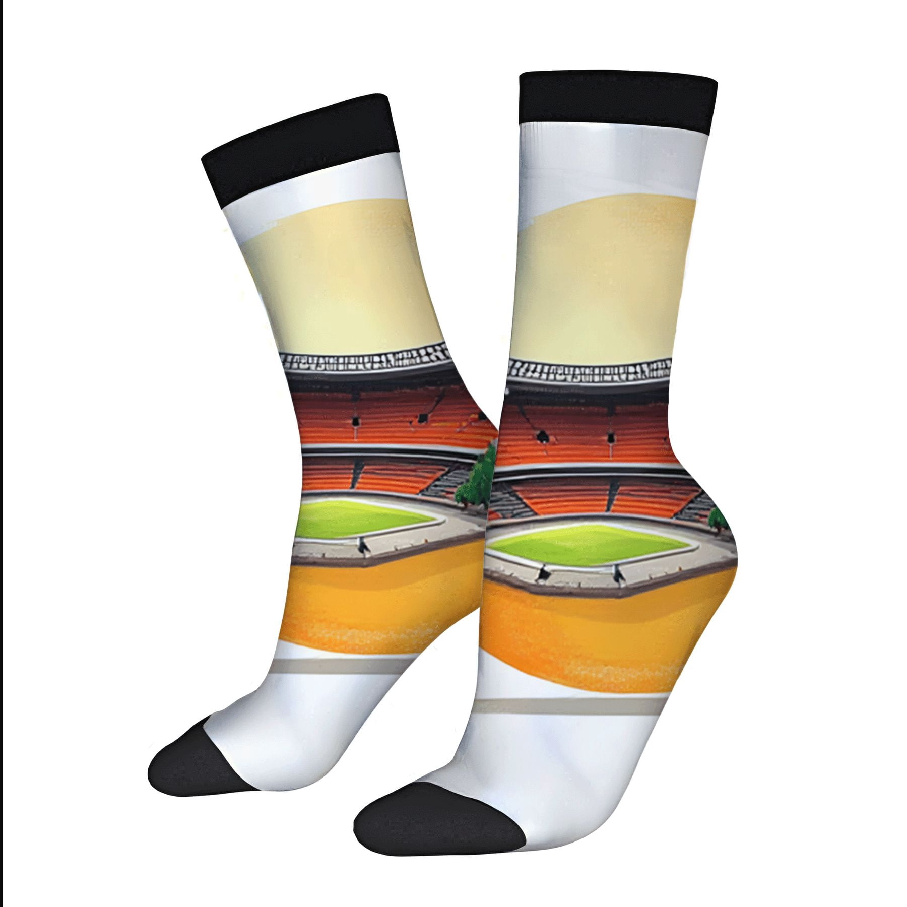 Four Seasons Universal Socks - 2 Pairs of Vibrant Stadium Scene Socks ...