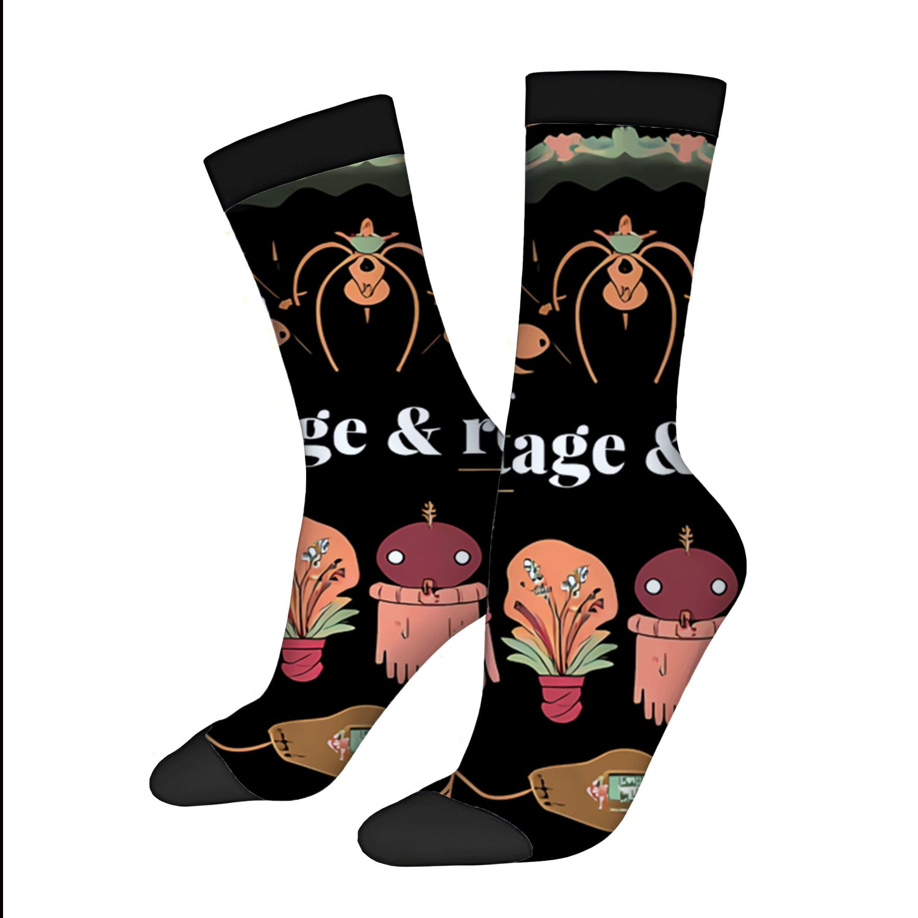 Four Seasons Universal Socks 2 Pairs of Whimsical Mixed Color Socks ...