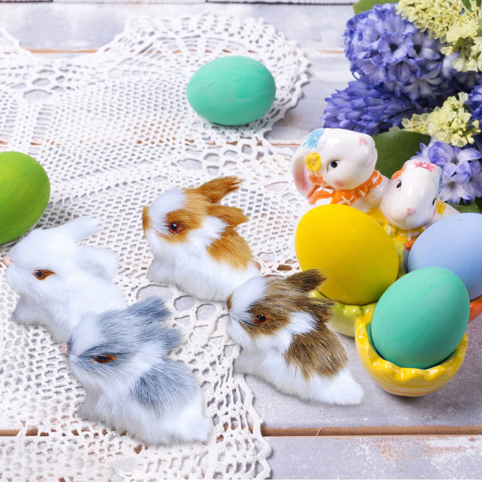 Four Sets Of Various Small Realistic Statues Simulate Animal Mini Model ...