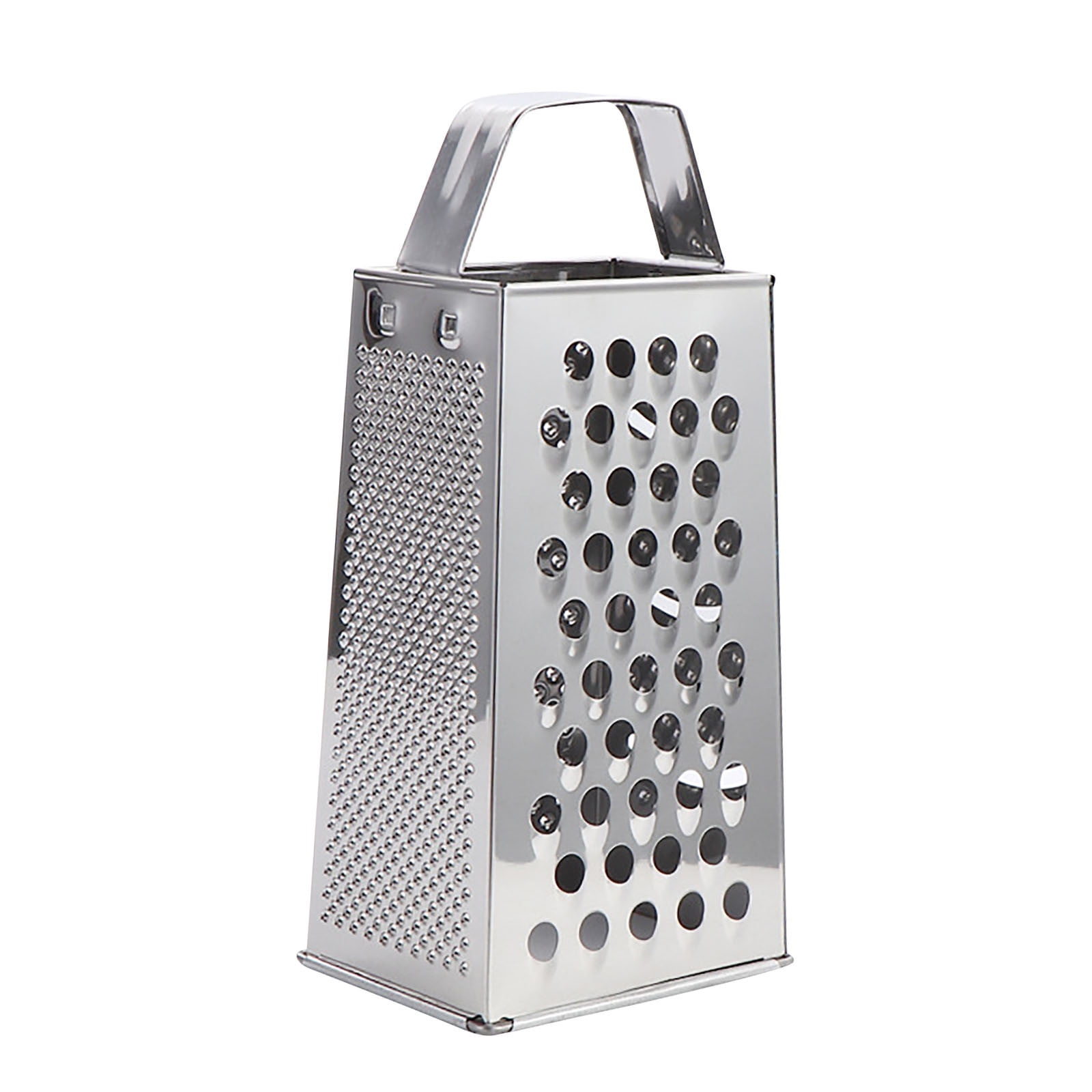 Four-Sided Vegetable Grater, Stainless Steel Multi-Purpose Shredder ...
