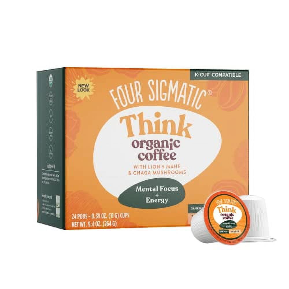 Four Sigmatic Mushroom Coffee K-Cups| Organic and Fair Trade Dark Roast ... Four Sigmatic Mushroom Coffee K-Cups| Organic and Fair Trade Dark Roast ...