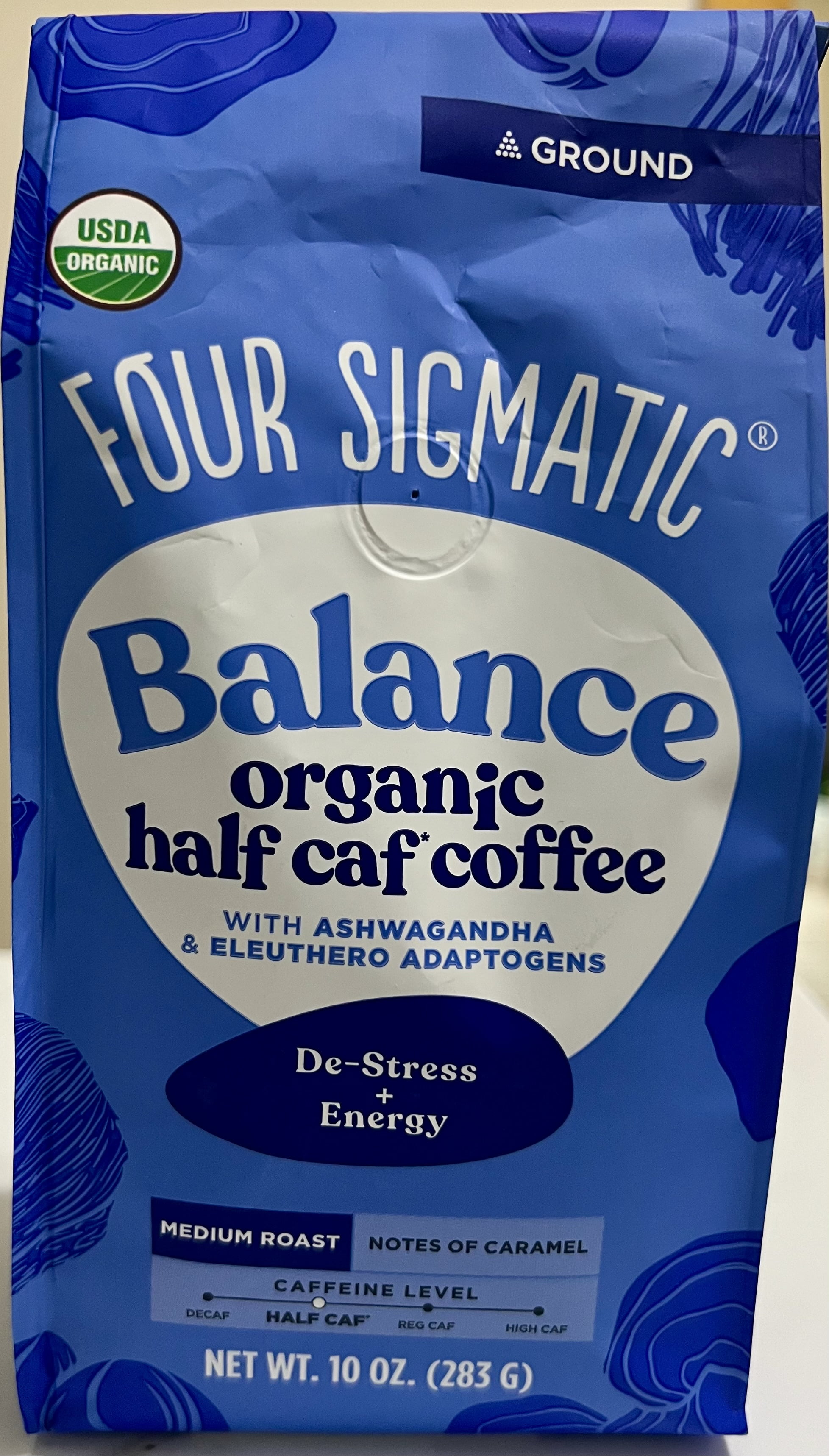 Four Sigmatic Organic Balance Adaptogen Ground Coffee | Medium Roast ...
