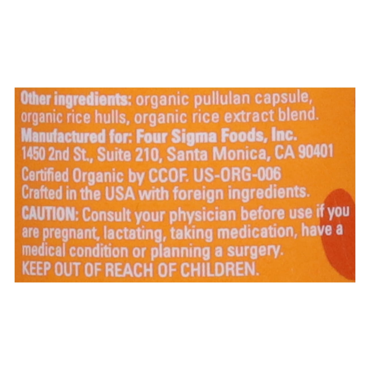Four Sigmatic Organic Focus Mental Clarity Mushroom Complex 90 Vegan ...