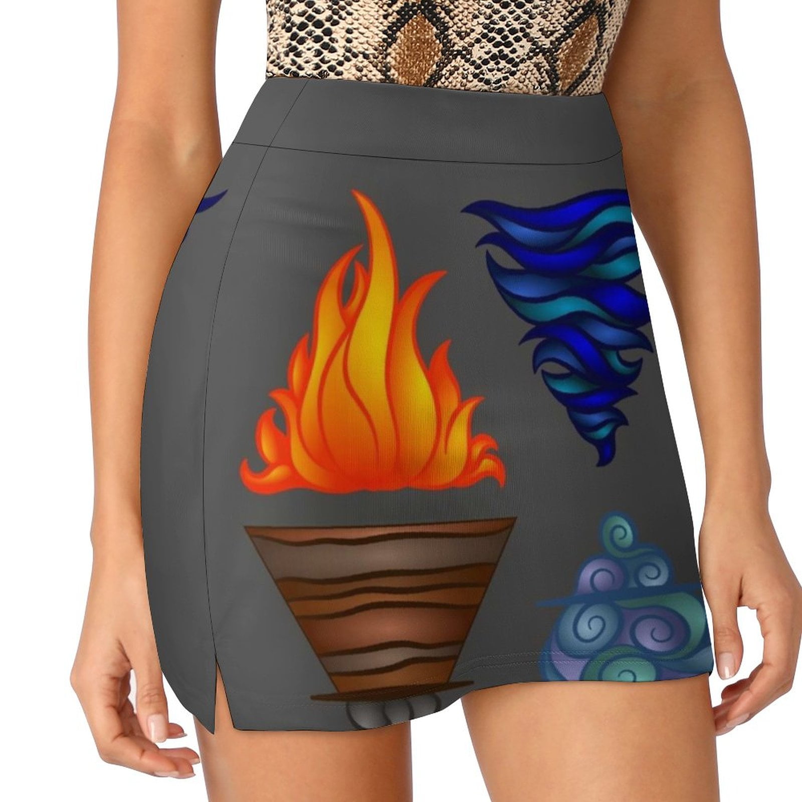 Four Skirts Woman Fashion 2022 Pant Skirt Mini Skirts Office Short ...