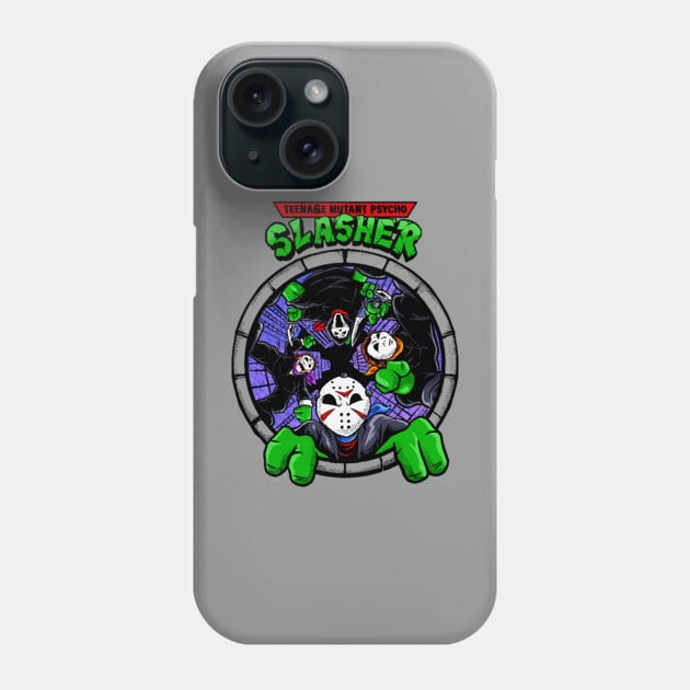 Four Slashers Funny Horror Movie Villains Compatible Phone Case for ...