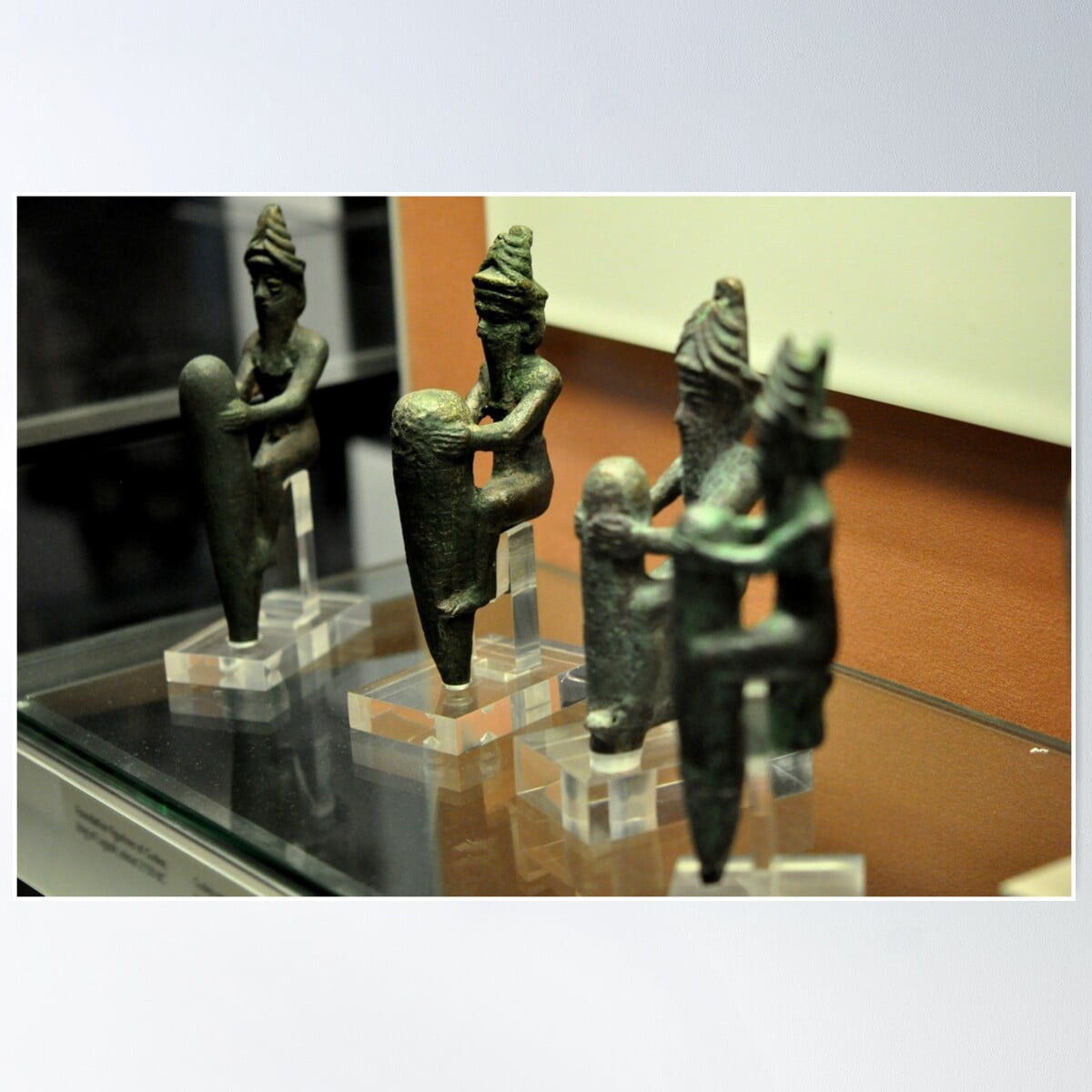 Four Statues Of Mesopotamian Gods, Four Statues Of The Gods Of ...
