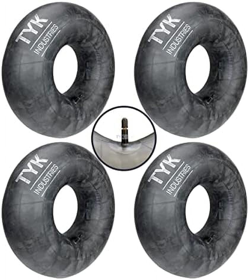 Four TYK 18x8.50-8 Heavy Duty ATV Golf Cart Tire Inner Tubes TR13 Short Rubber Valve Stem ...