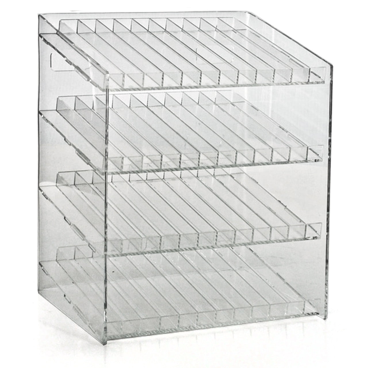 Four-Tier 48 Compartment Display, 12-Comp per Tier. Dimensions: 12"W x ...