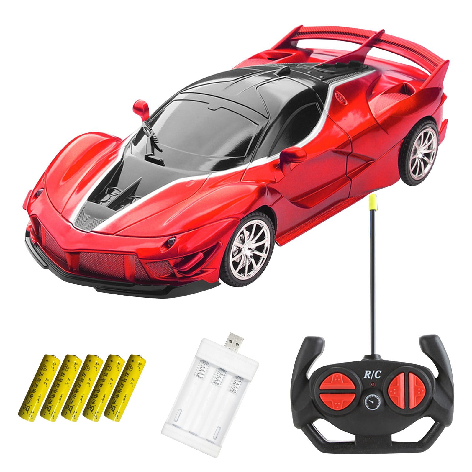 Four-Way Remote Control Car, Wireless High-Speed Drift Racing Car ...