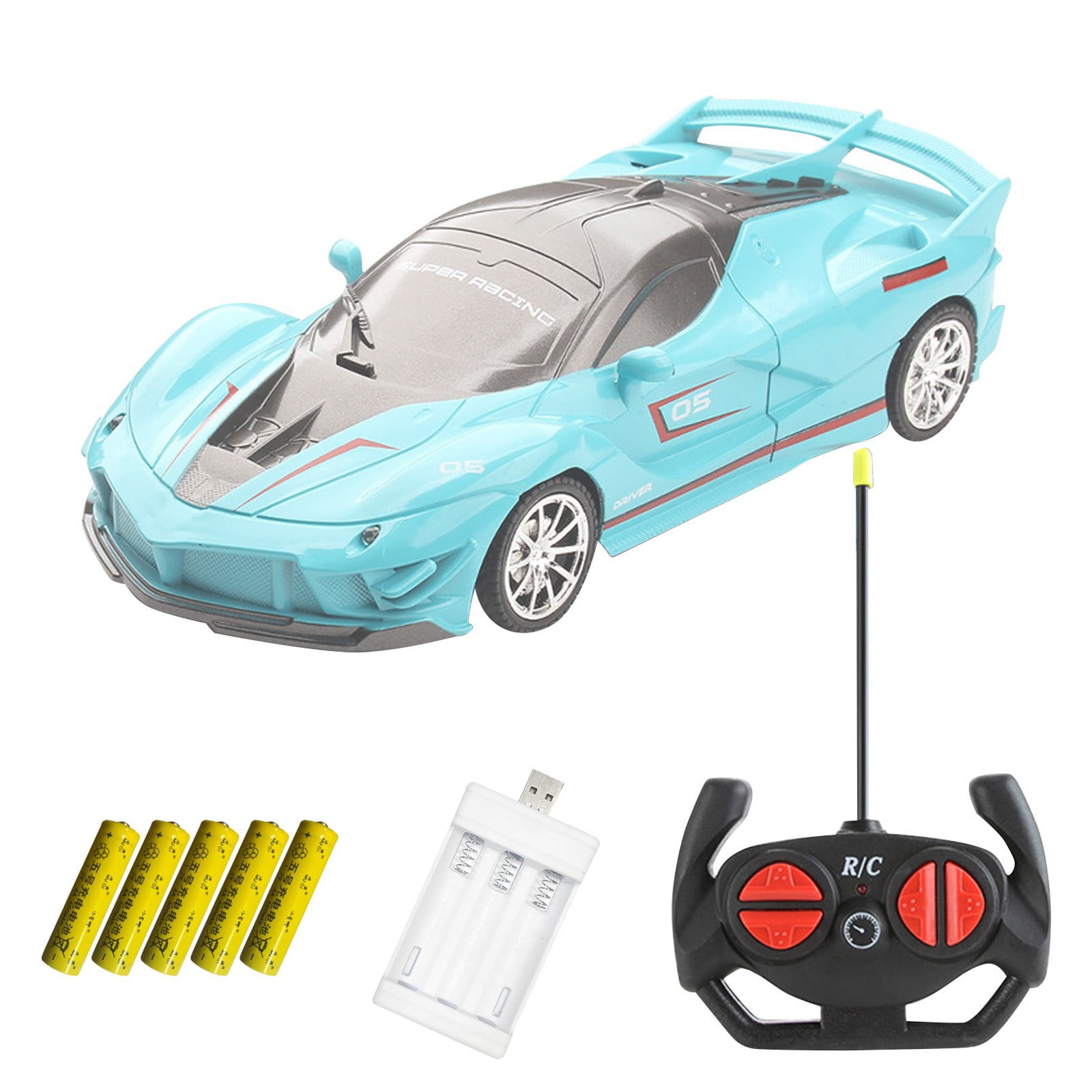 Four-Way Remote Control Car, Wireless High-Speed Drift Racing Car ...