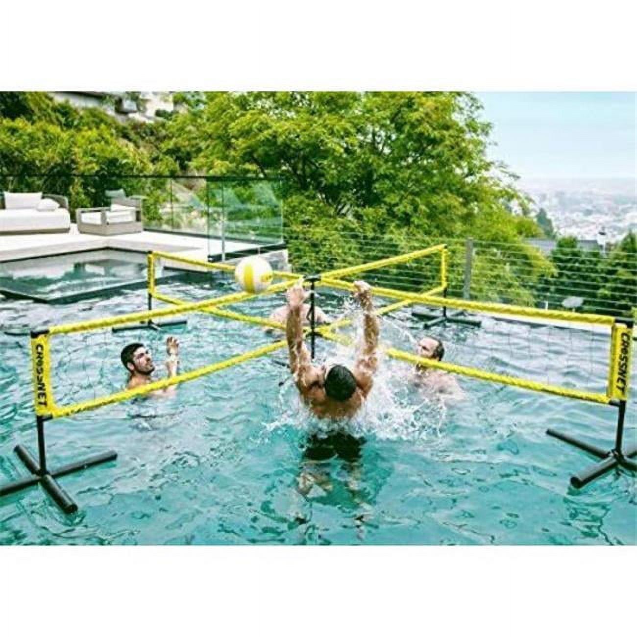 Four Way Volleyball Net Pool Game Pool Toy for Adults Kids & Families ...