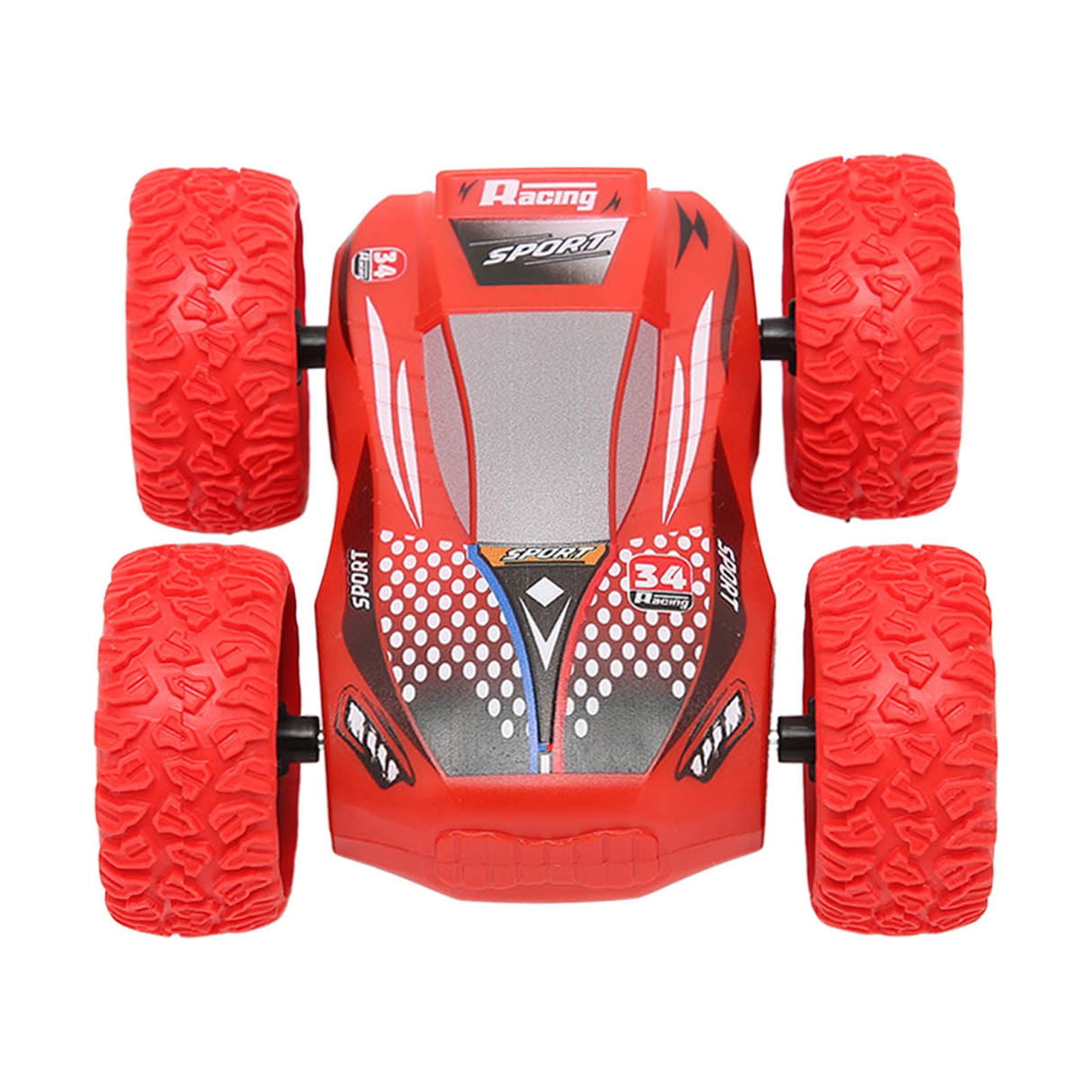 Four Wheel Drive Inertia Double Sided Flip Car Toys Friction Powered ...