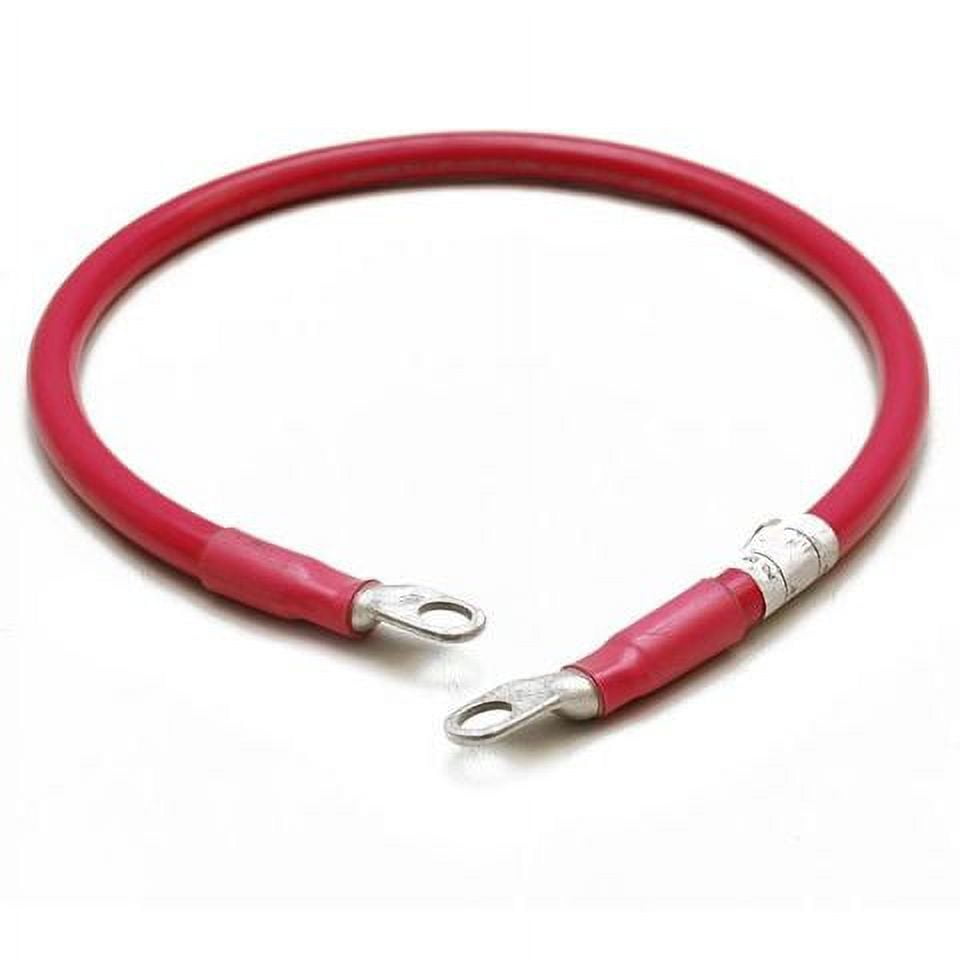 Four Winns Boat Battery Cable 027-3096 | 2/0 AWG 3FT Red - Walmart.com