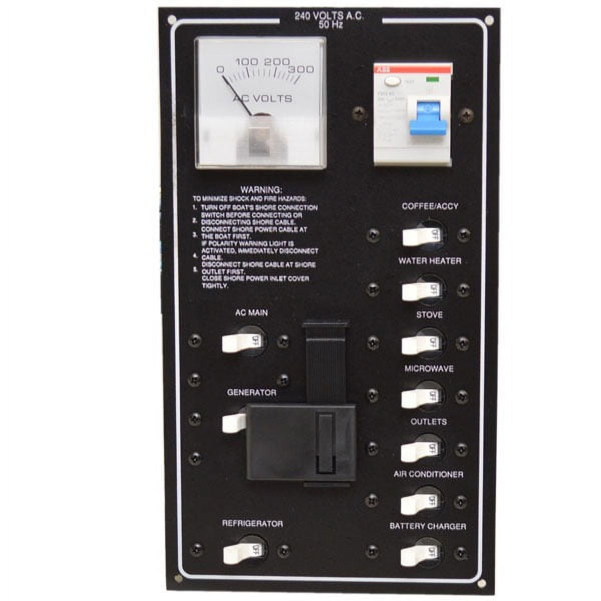 Four Winns Boat Breaker Switch Panel 025-4437 | Toggle 240V 50Hz Black ...