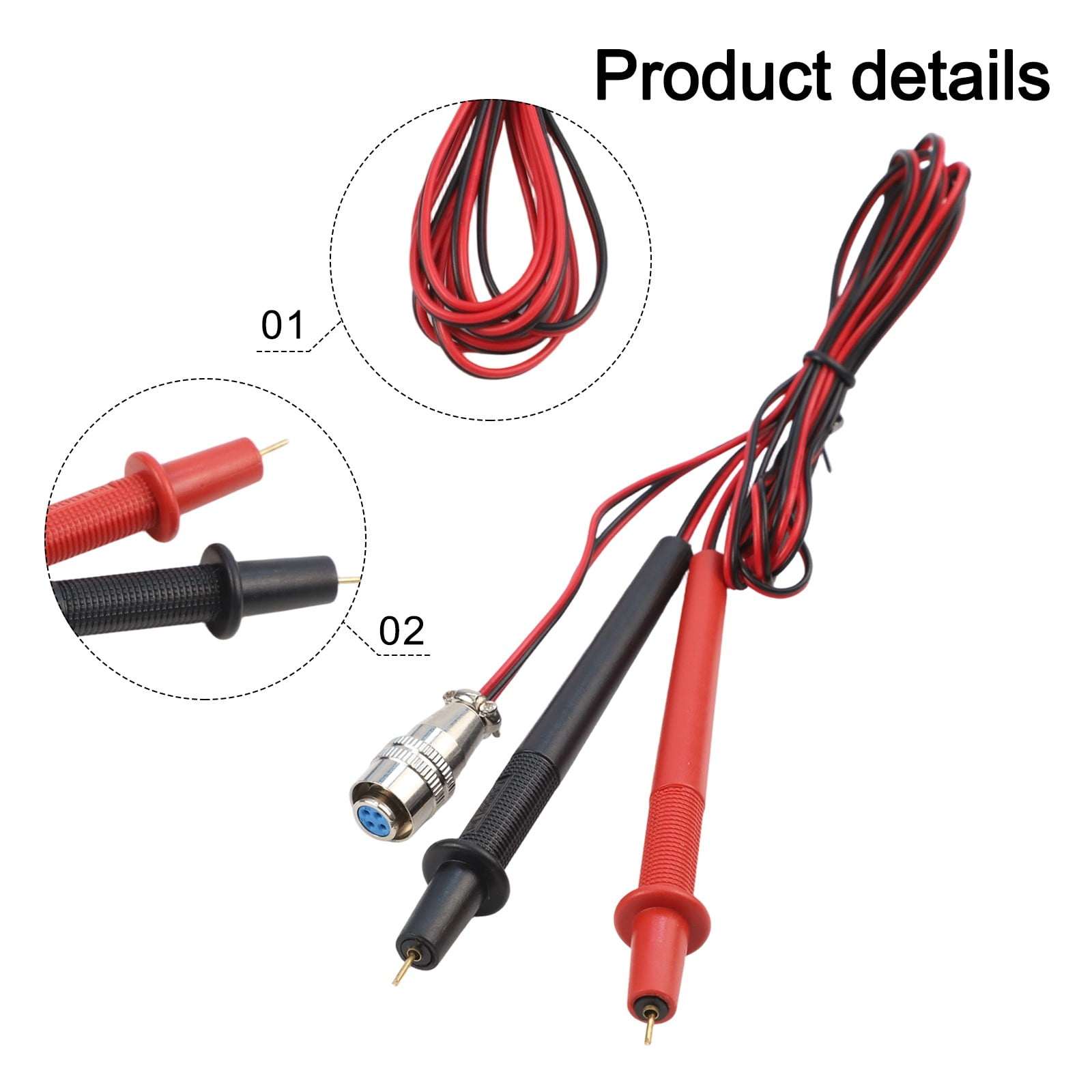 Four-Wire Battery Internal Resistance Upgrade Testers Test Probe Kelvin ...