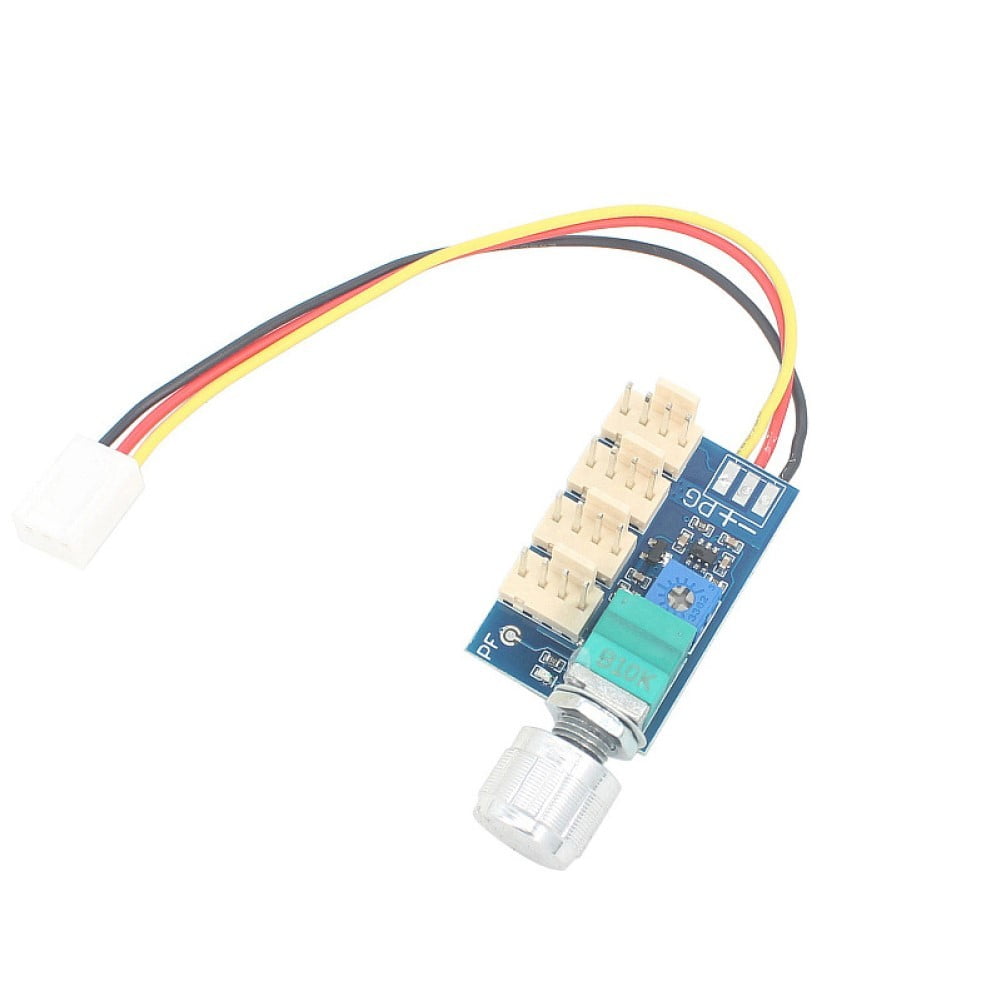 Four Wire Pwm-Fan Speed Controller With Switch 4-Channel Motherboard ...