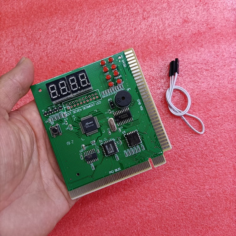 Four-bit PCI motherboard diagnostic card with display reliable computer ...