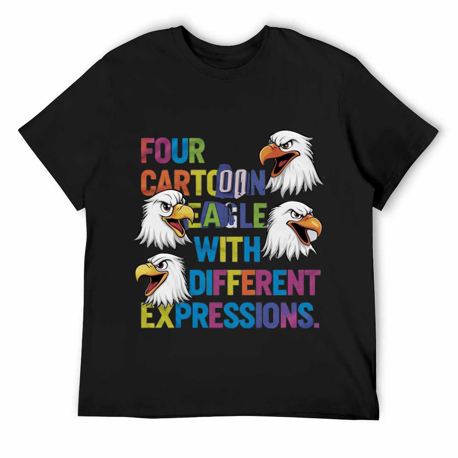 Four cartoon eagle heads with different expressions. Counselor Mental ...
