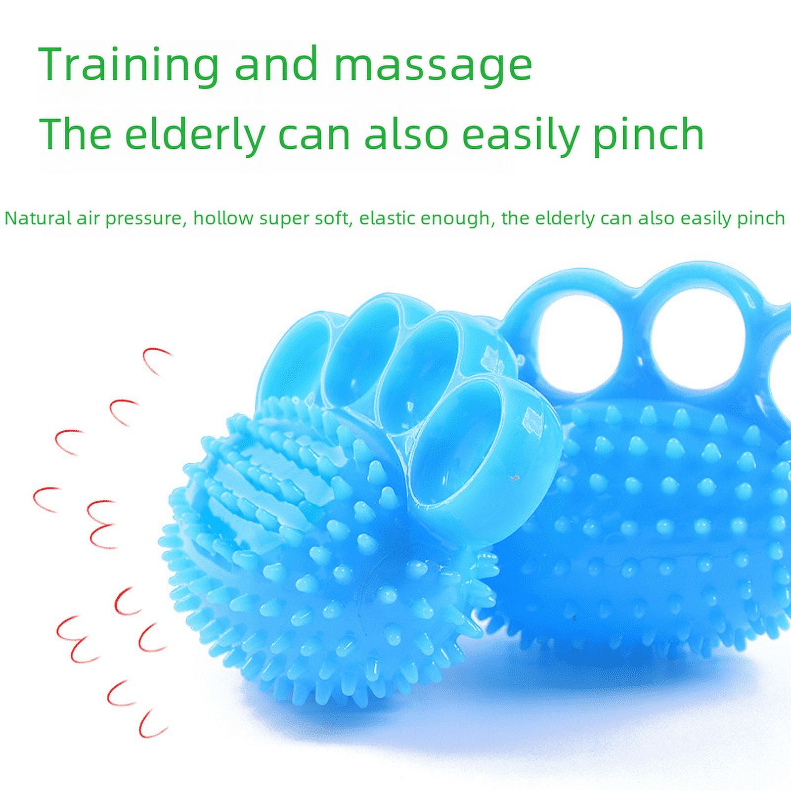 Four-finger grip ball stabbing ball rehabilitation training grip ...