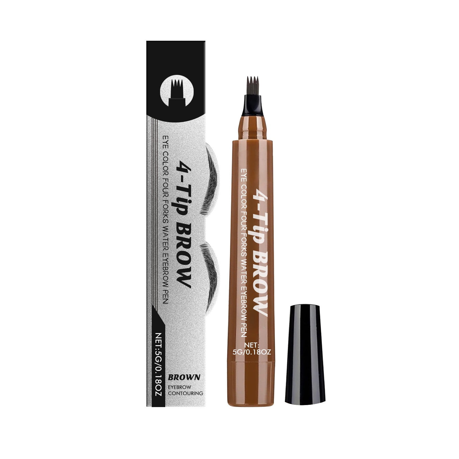 Four fork Upgraded fork Tip Applicator Natural Makeup Lasting Fine ...