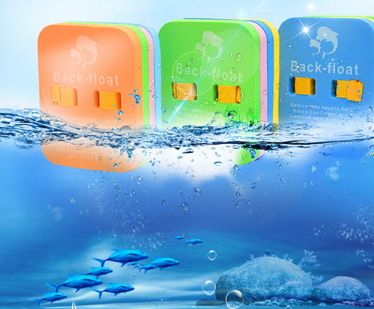 Four layers Back Float Safety Swim Trainer Swimming Bubble Belt with ...