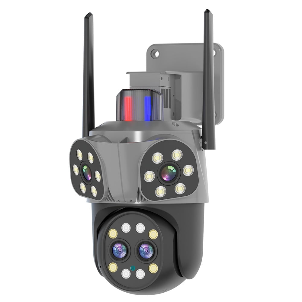 Four-lens ultra-clear 8-megapixel zoom dual-light night vision camera ...