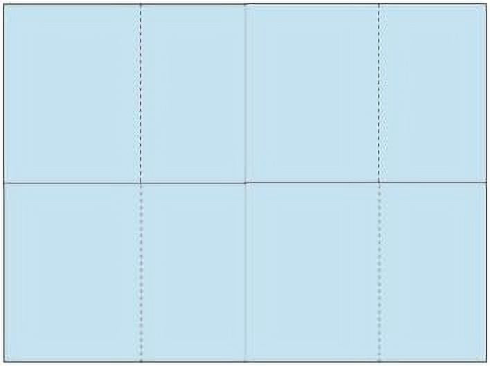 Four-of-a-Kind Baby Blue Blank Utility Postcards (250 sheets/,000 ...