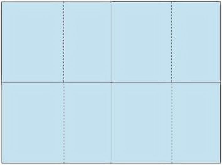 Four-of-a-Kind Baby Blue Blank Utility Postcards (250 sheets/1,000 ...