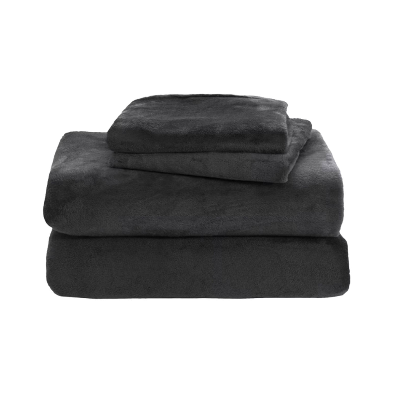 Four piece bedding set,Soft Velvet Plush Queen Fleece Sheet Set ...