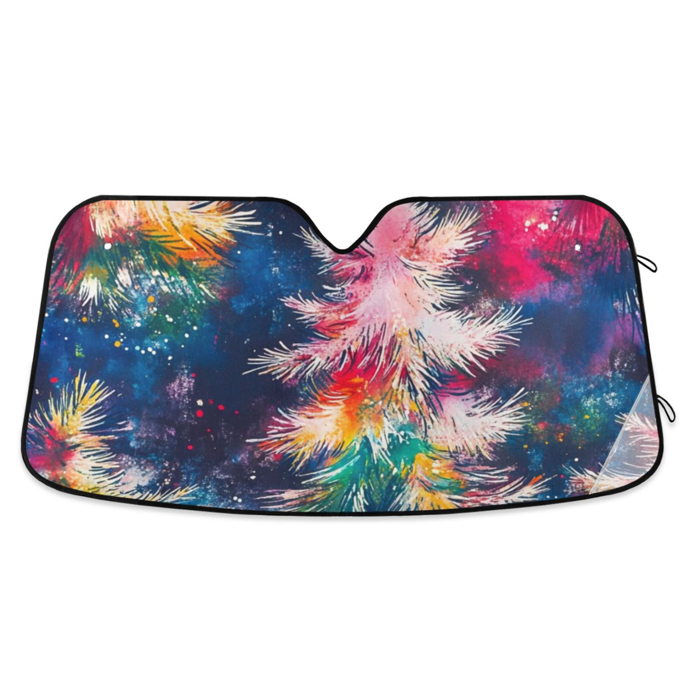 Four seasons universal car sunshade, winter frost and snow summer sun ...