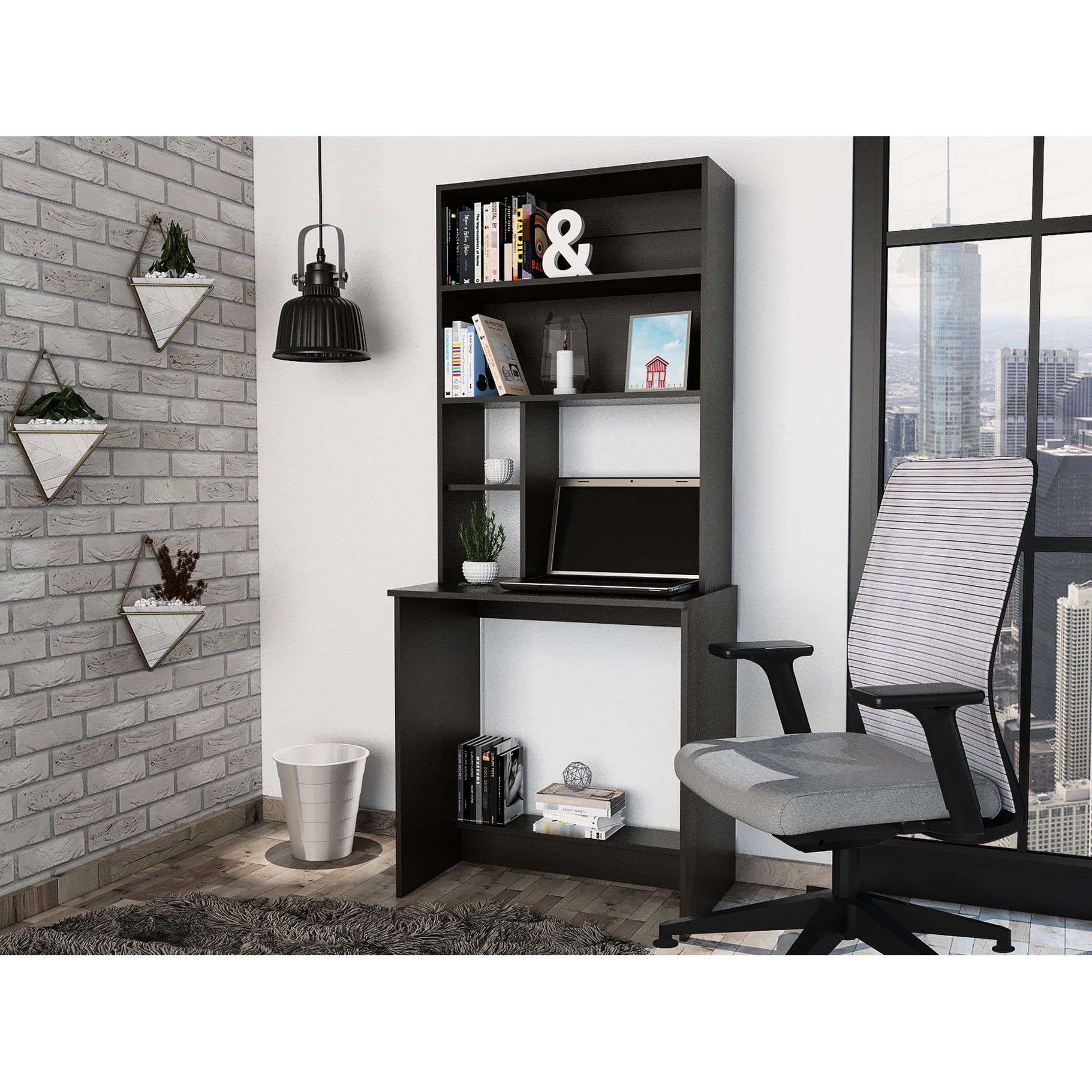 Four - shelf Design + Writing Function - Office Workspace + Enhanced ...
