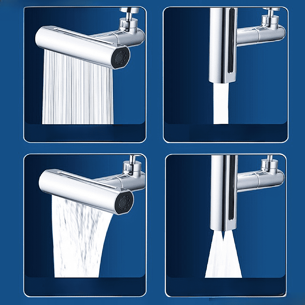 Four-speed flying rain universal faucet kitchen waterfall supercharged ...