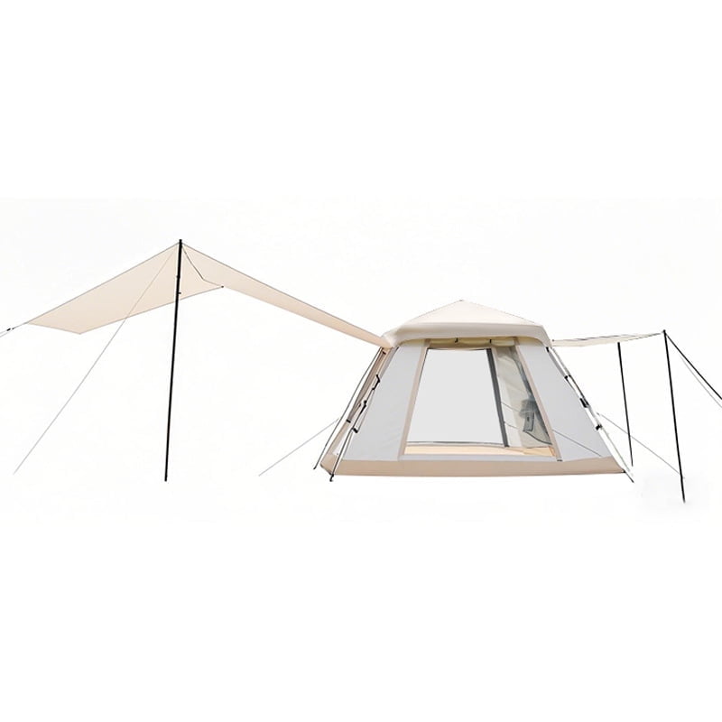 Four-stage tent outdoor folding portable camping overnight thickened ...